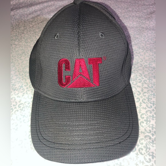Caterpillar | Accessories | Cat Fitted Cap Grey Cat Hat Machinery ...